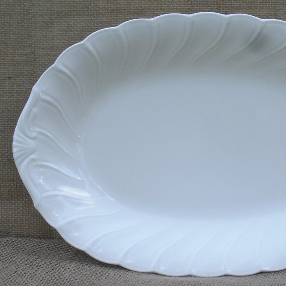 Nikko Ceramics | Dining | Vintage Nikko White Satin Serving Platter ...
